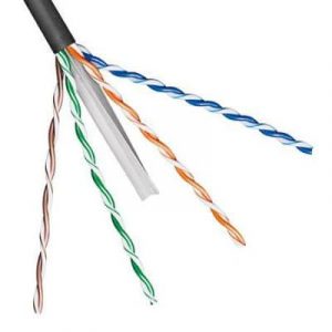 UTP cable CAT6-Solid core per metre - Stralendgroen