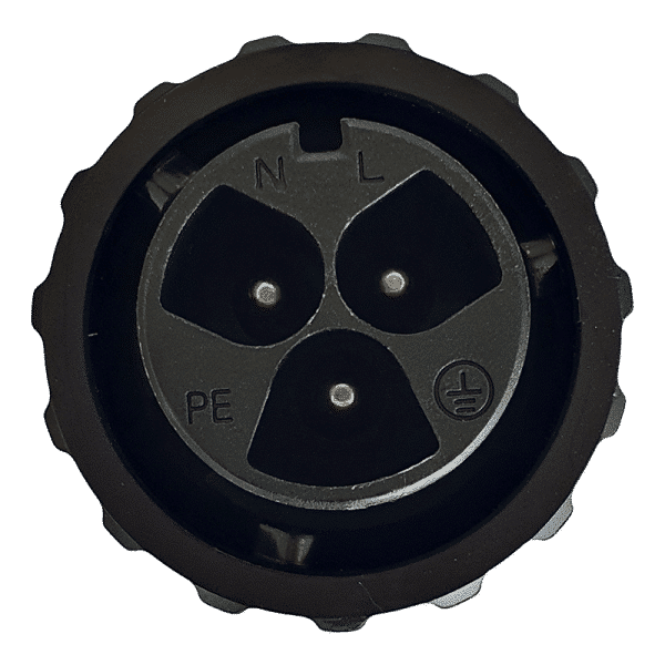 Growatt AC connector 1 fase zwart - Stralendgroen