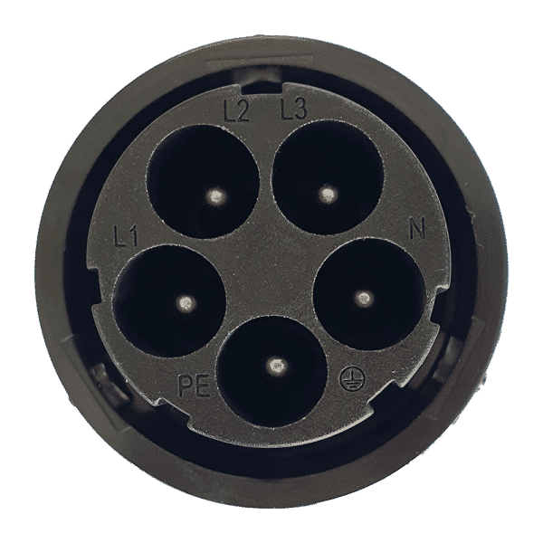 Growatt AC connector 3 fase zwart MID - Stralendgroen