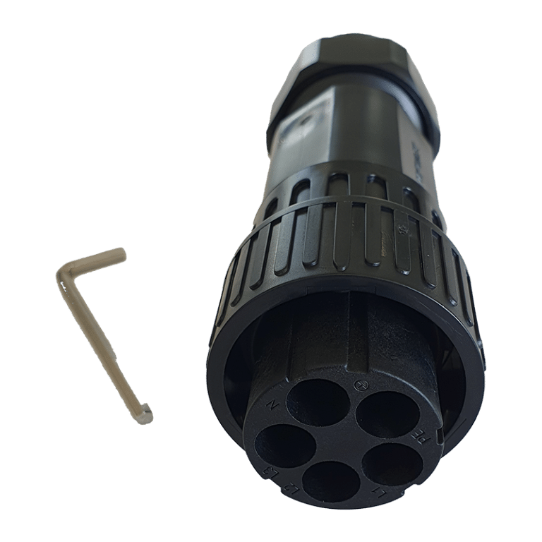 Growatt AC connector 3 fase zwart MID - Stralendgroen