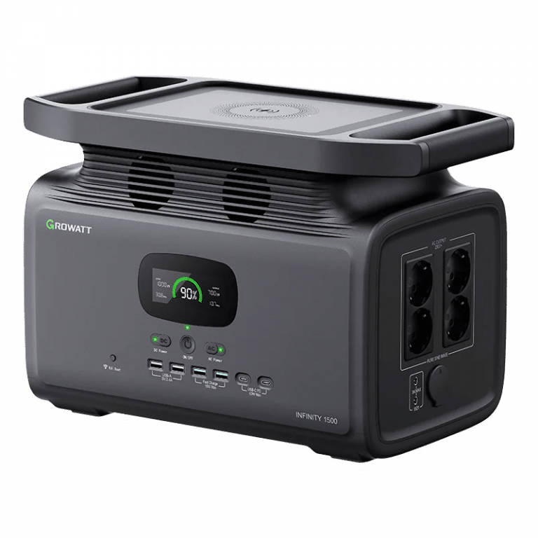 Growatt Infinity 1500 Portable Power Station - Stralendgroen