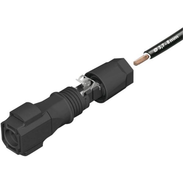 Sunclix SMA connectorset male + female - Stralendgroen
