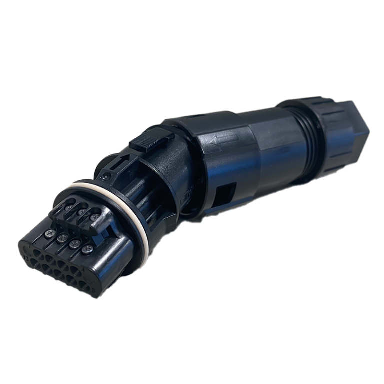 Growatt Com connector 16 pin rond - Stralendgroen